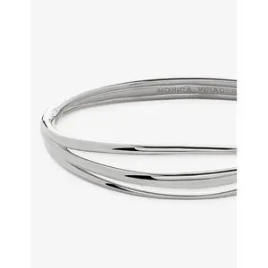 Monica Vinader Nura Wrap Sterling Bangle