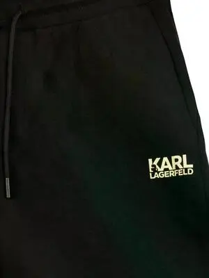 Karl Lagerfeld Logo Detail Drawstring Shorts