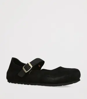 BIRKENSTOCK Suede Mantova Mary Jane Sandals