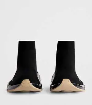 Balenciaga Speed 2.0 Knit Sock Sneakers - Black