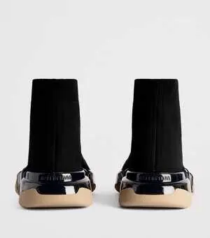 Balenciaga Speed 2.0 Knit Sock Sneakers - Black