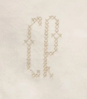 Claudie Pierlot Embroidered Wide-leg Jeans