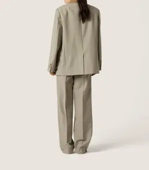 Miu Miu Mohair-wool Logo Blazer