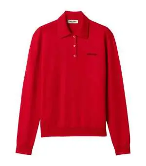 Miu Miu Wool Polo Sweater