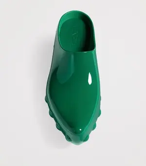 Bottega Veneta Curved-toe Clog Mules 65 - Green