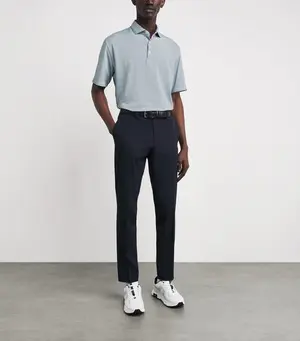 Kjus Pima Cotton Printed Hollow Polo Shirt