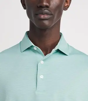 Kjus Stripe Soren Golf Polo Shirt