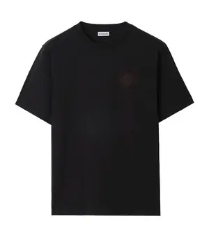 Burberry Cotton Sun T-shirt - Black