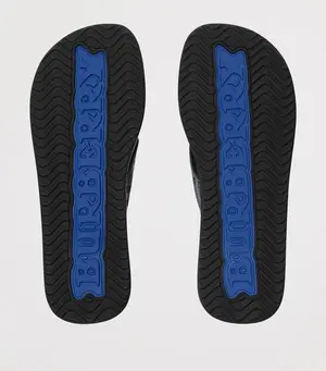 Burberry Check Pavilion Sandals - Blue