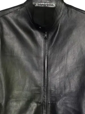 SALVATORE SANTORO Leather Zip-up Jacket