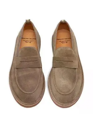 Officine Creative Kent Panelled Leather Loafers - Neutrals
