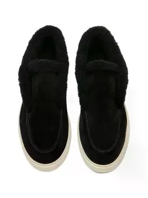 Officine Creative Ankle Boots With Fur Trim