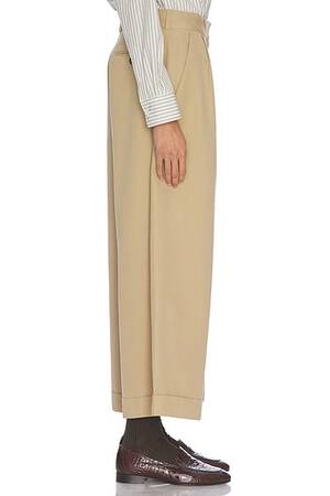 THE ROW Lior Tailored Trouser - Sand