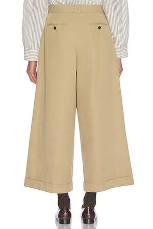 THE ROW Lior Tailored Trouser - Sand