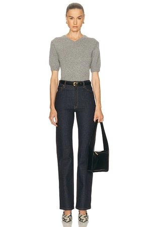 Khaite Jas Cashmere Sweater - Fog