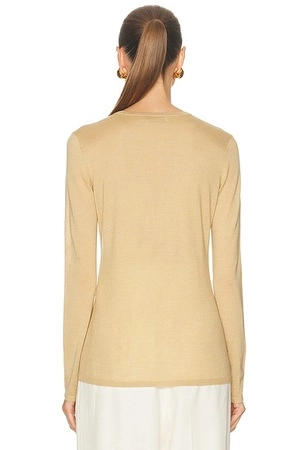 Gabriela Hearst Clementia V-neck Top