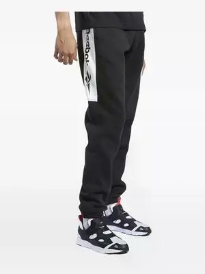 REEBOK Logo-print Track Pants - Black