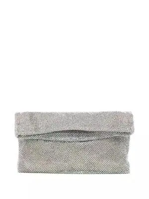 Twenty Fourhaitch Silver Tone Clutches