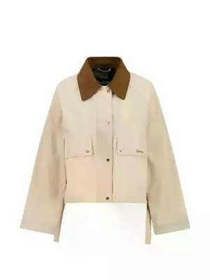 Barbour Medland Corduroy Collar Jacket - Neutrals