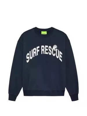NEW AMSTERDAM SURF ASSOCIATION Crew Neck Printed Sweatshirt - Blue