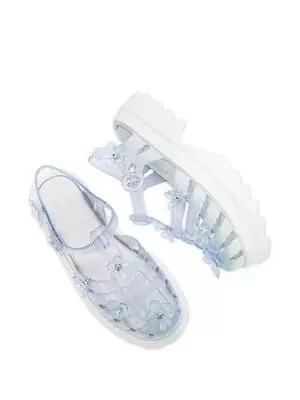 Melissa X Susan Fang Possession Platform Sandals - White