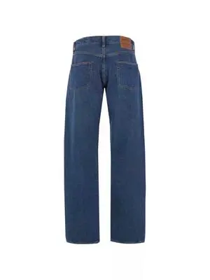 Maison Kitsuné X Kuro Voyage Logo Patch Jeans - Blue