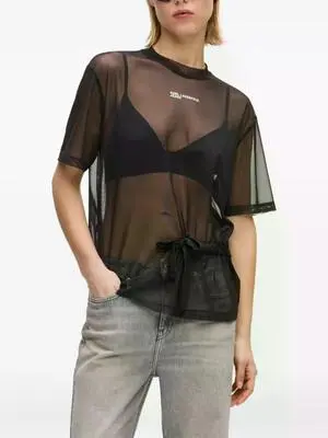 Karl Lagerfeld Crew Neck Logo T-shirt