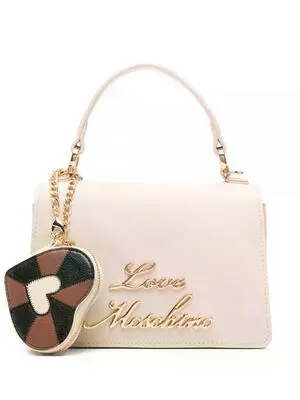 Moschino Heart Charm Tote Bag