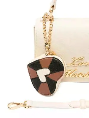 Moschino Heart Charm Tote Bag