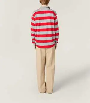 Miu Miu Striped Cotton Rugby Shirt