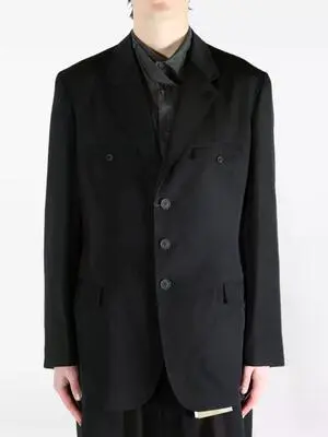 Yohji Yamamoto Buttoned Blazer