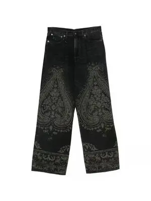 R13 Damon Paisley Jeans