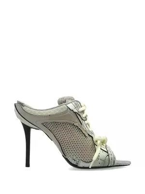 Balenciaga Mesh Lace-up Stiletto Sneakers