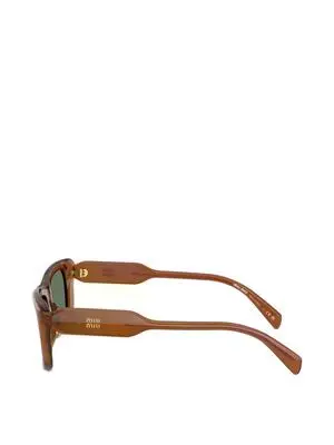 Miu Miu Rectangular Frame Sunglasses
