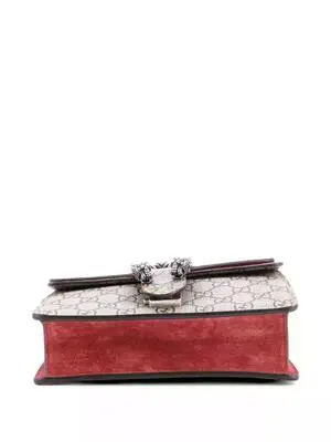 Gucci Blooms Print Gg Coated Canvas Mini Shoulder Bag - Brown