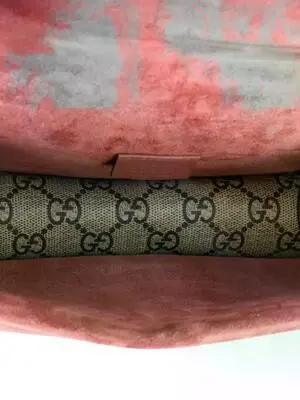 Gucci Blooms Print Gg Coated Canvas Mini Shoulder Bag - Brown