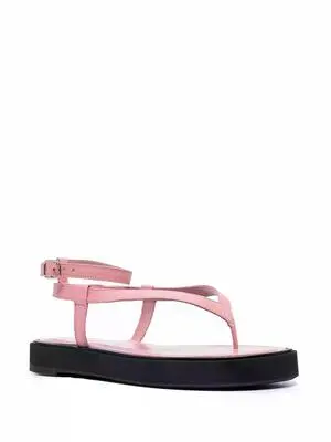By Far Cece Grained-leather Sandals