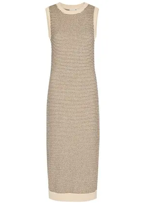 Varley Sadia Cotton-Knit Midi Dress - Beige