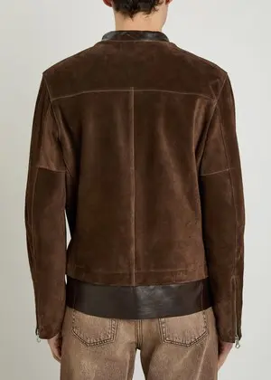 Our Legacy Drift Layered-hem Suede Jacket