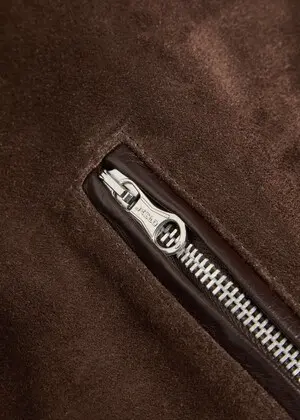 Our Legacy Drift Layered-hem Suede Jacket