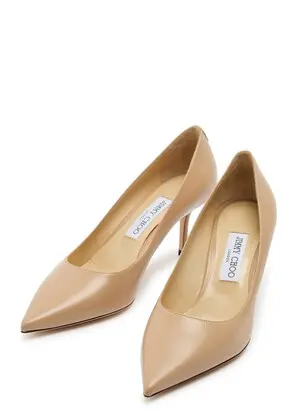 JIMMY CHOO Love 65 Smooth Leather Pumps - Nude
