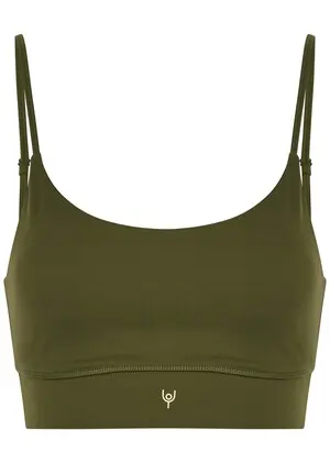 NOW YOU LIVE Leamington Stretch-jersey Bra Top