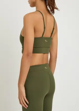 NOW YOU LIVE Leamington Stretch-jersey Bra Top