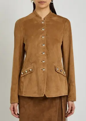 Nour Hammour Honoré Suede Jacket