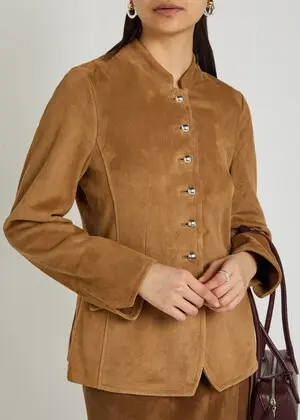 Nour Hammour Honoré Suede Jacket