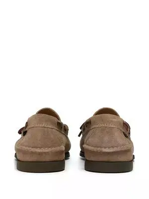 G.H.BASS Suede Deck Shoes - Neutrals