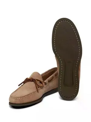 G.H.BASS Suede Deck Shoes - Neutrals