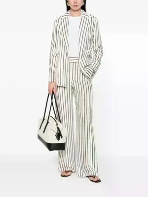 PENNYBLACK Striped Notched Lapel Blazer