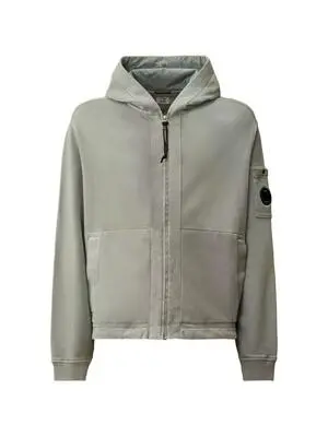 C.P. COMPANY Logo-detail Hoodie - Blue