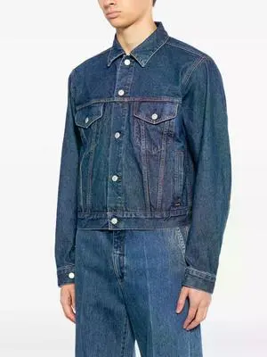 MASU Contrast-stitch Denim Jacket